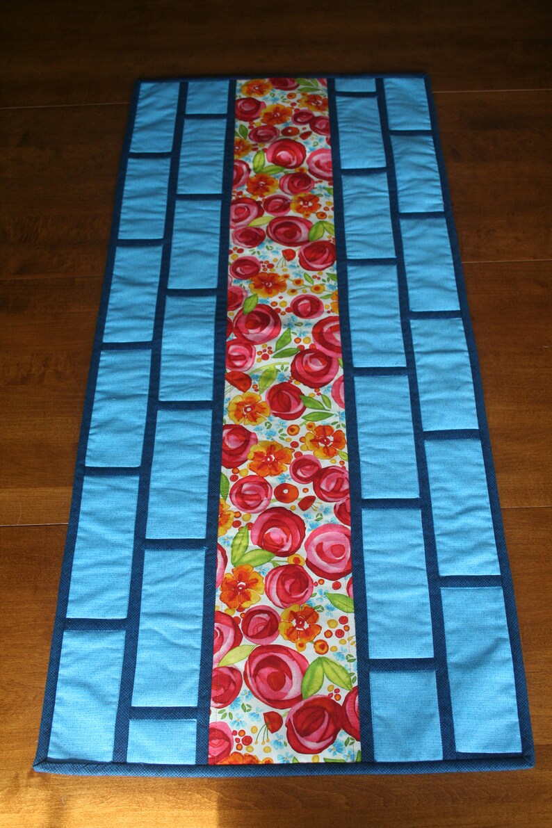 PDF Flower Pathway Spring Table Runner Pattern Instant Digital Download ...