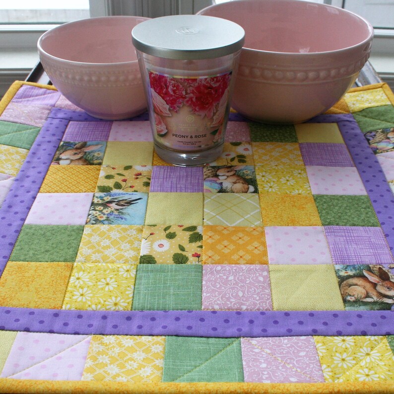 PDF Super-simple Patchwork Quilted Table Topper Pattern Digital ...