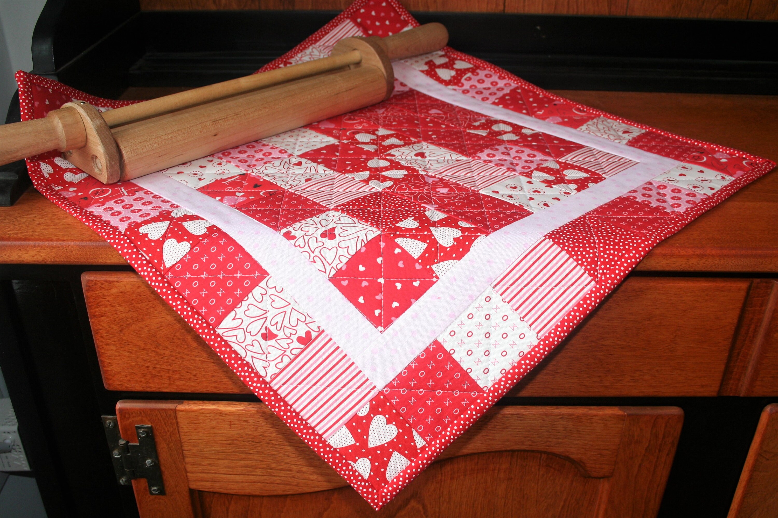PDF Super-simple Patchwork Quilted Table Topper Pattern Digital ...