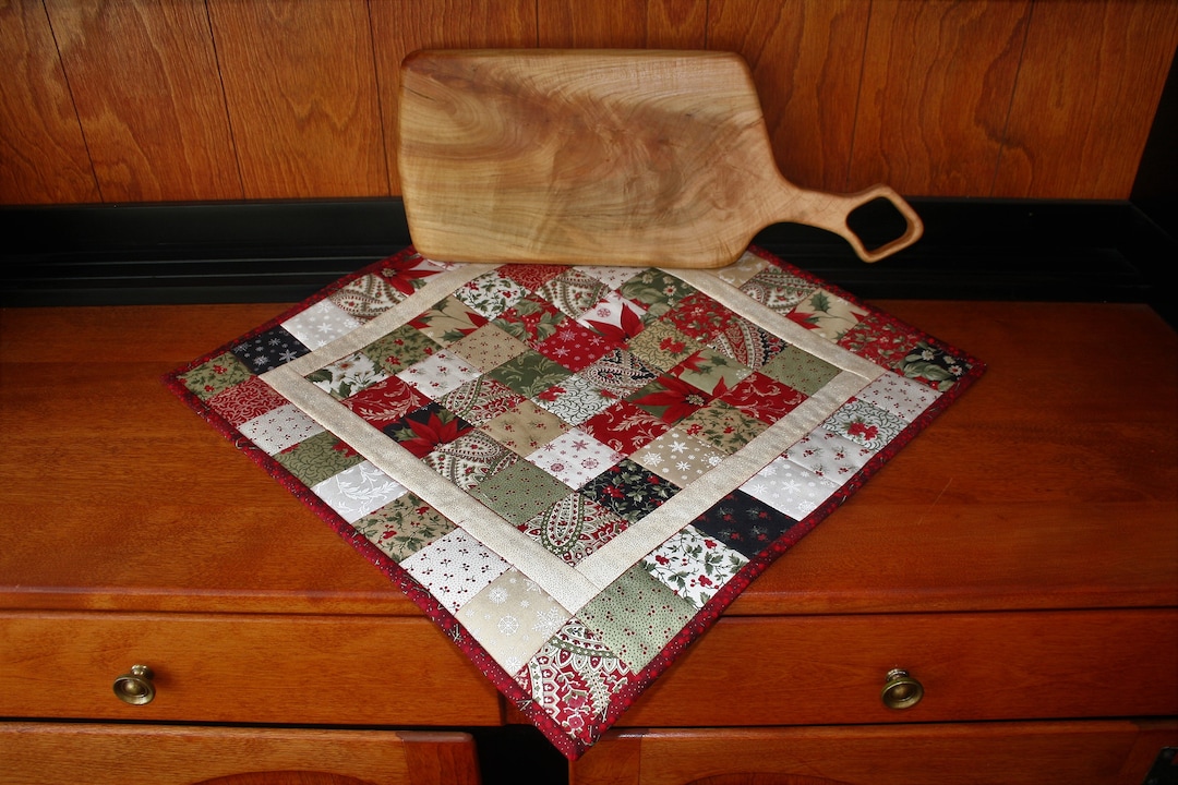 PDF Super-simple Patchwork Quilted Table Topper Pattern Digital ...