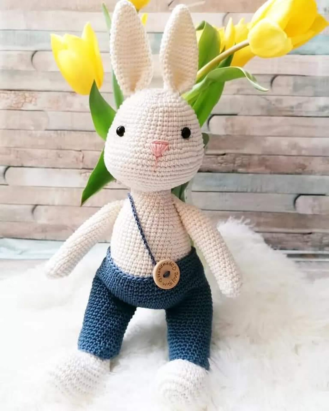 Bunny Boo Crochet Toy, Handmade Amigurumi, Crocheted Toys, Gift Ideas ...