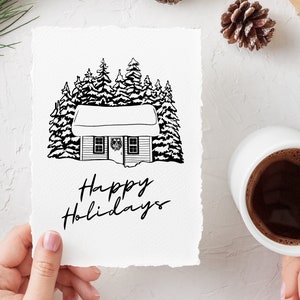 Winter Cabin SVG, Snow Covered House, Christmas Cabin, Ornaments ...