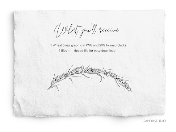 Sheaves Of Wheat Clipart Outline