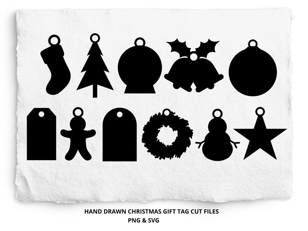 Christmas Gift Tag Bundle, SVG Tags, SVG Cut Files, Cricut, Christmas ...