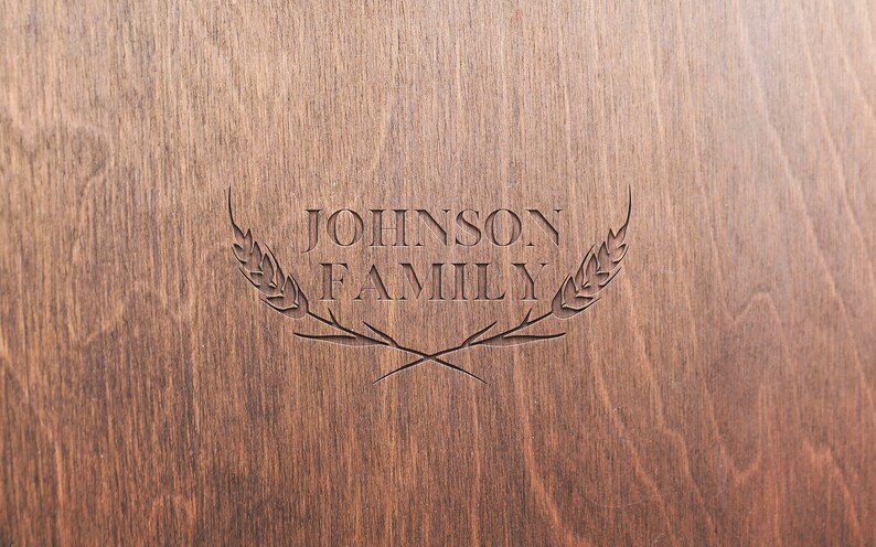 Wheat Frame SVG Monogram Hand Drawn Emblem Cricut Cut - Etsy