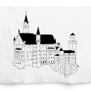Neuschwanstein SVG, Neuschwanstein Castle Graphic, Clipart, Travel ...