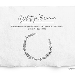 Wheat Wreath SVG, Harvest Wreath PNG, Thanksgiving, Harvest Logo Label ...