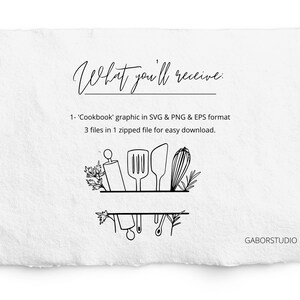 Kitchen Split Frame SVG, Kitchen SVG, Hand Drawn Kitchen Utensils ...