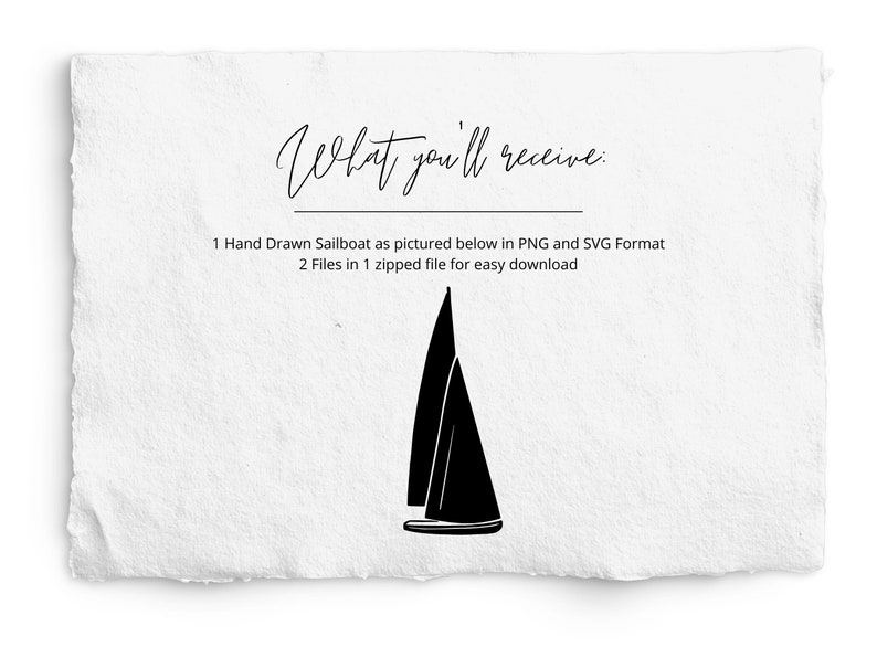 Sailboat SVG Cut File, Hand Drawn, Sublimation, Digi Stamp, Engraving ...