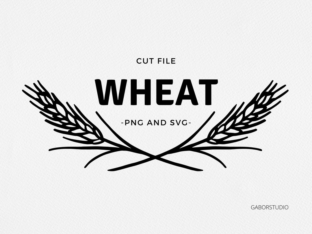 Wheat Bundle SVG, Cricut Cut Files, 4 Individual Wheat Elements, Wheat ...