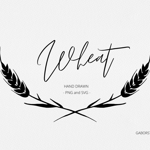 Wheat Svg - Etsy