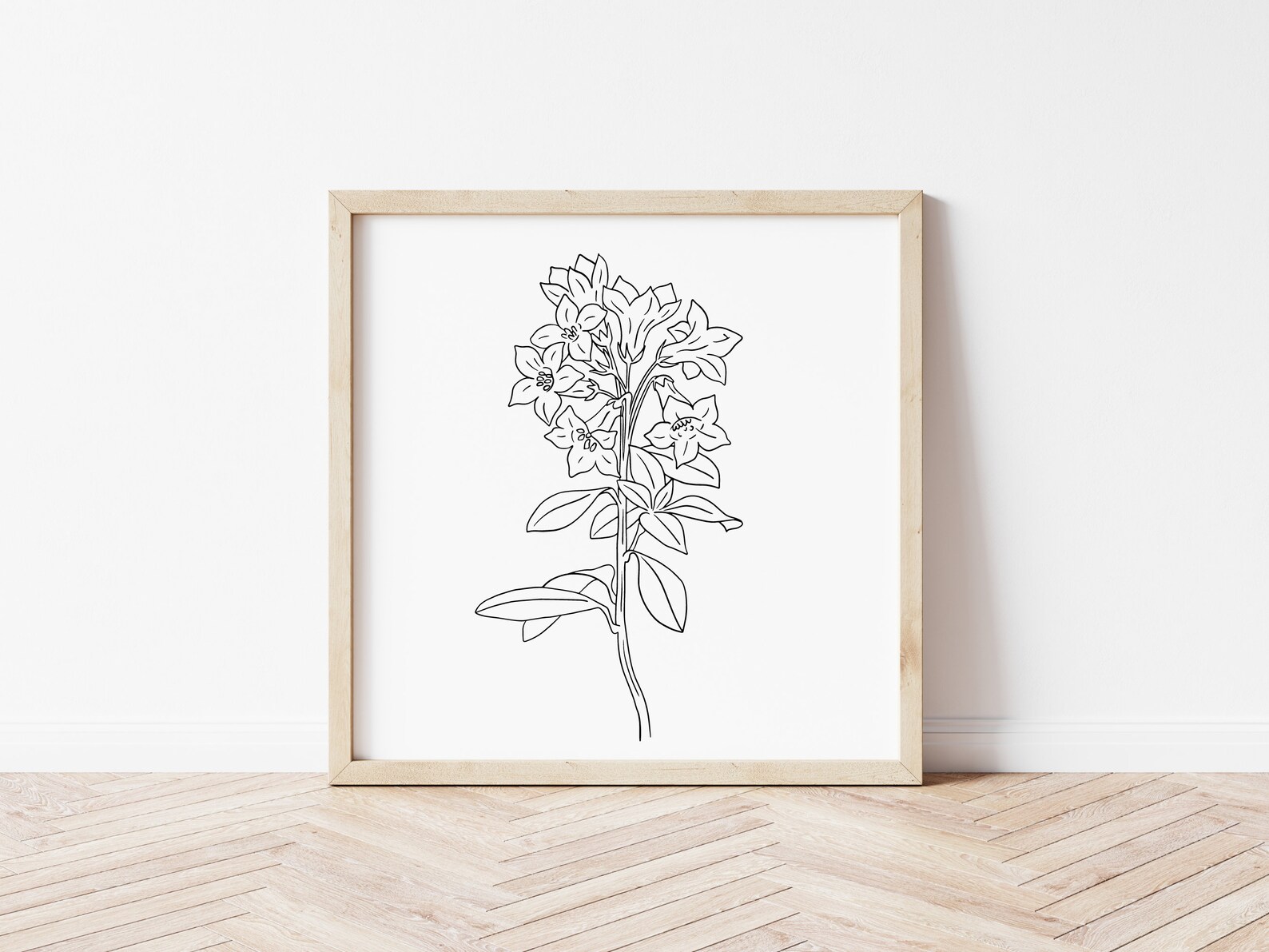 Rhododendron SVG Single Stem Rhododendron Flower Digi Stamp | Etsy