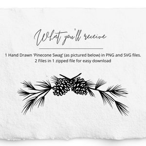 Pine Branch SVG, Pine Bough Frame SVG and PNG, Laser Engraving ...