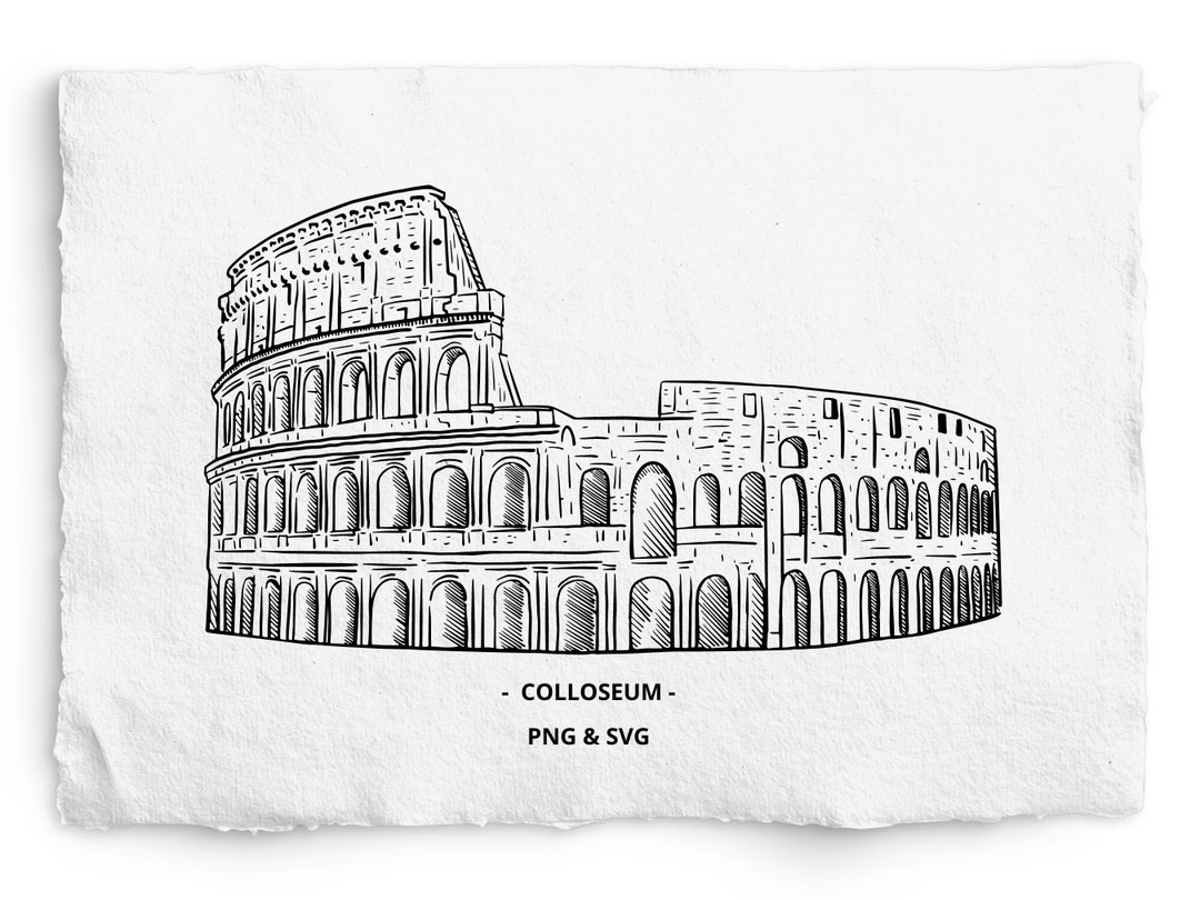 Colloseum SVG, Rome Travel Grphic, PNG, Clipart, Travel China Rome, Pen ...