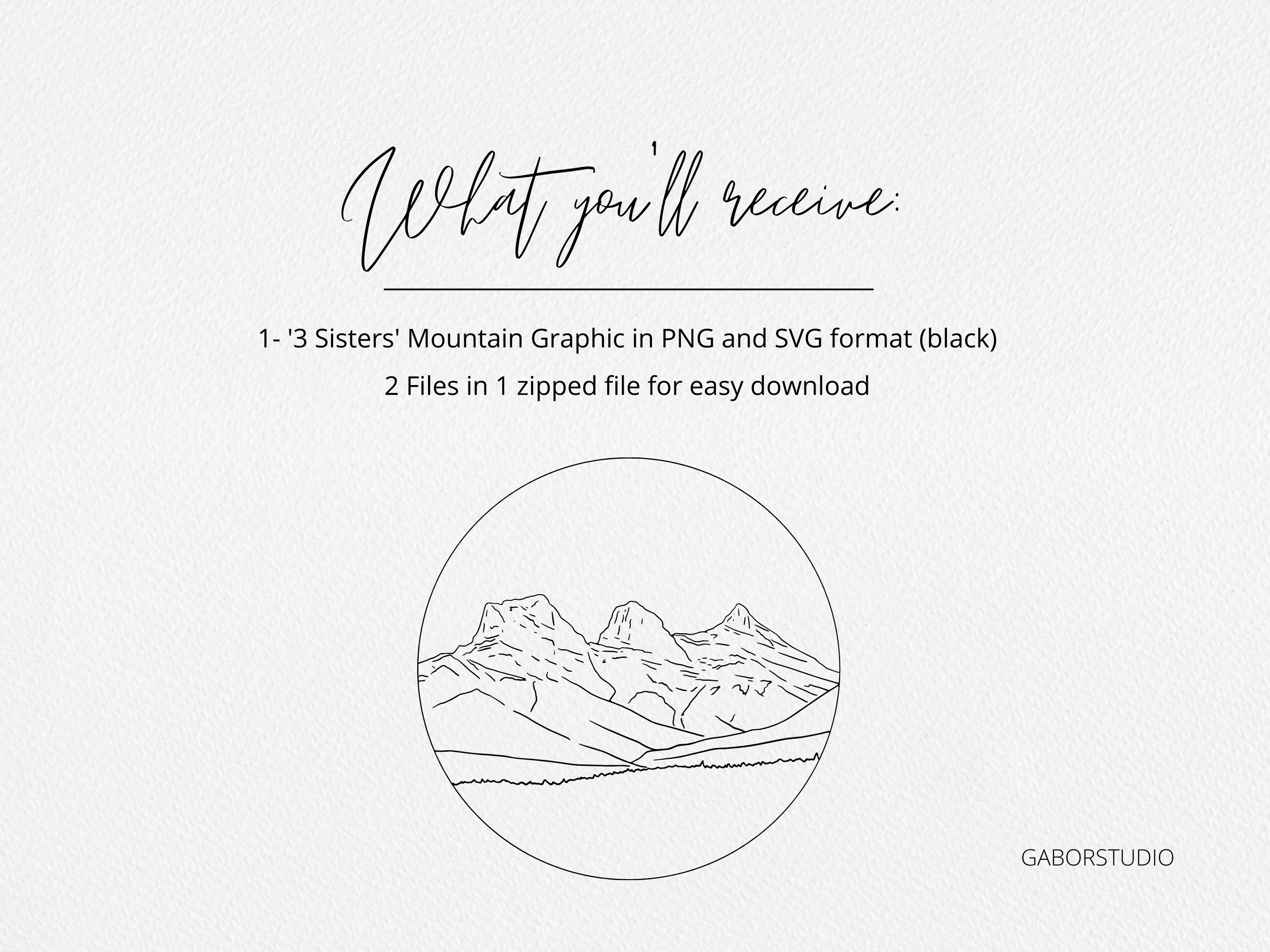 Mountain SVG Mountain in Circle Frame Rockies Minimalist - Etsy Canada