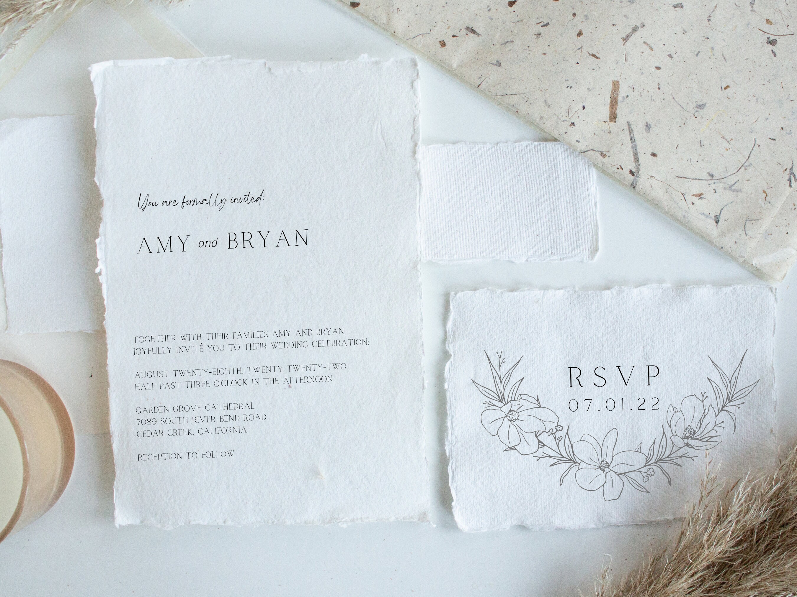 Magnolia Monogram SVG Hand Drawn Magnolia Frame Botanical - Etsy