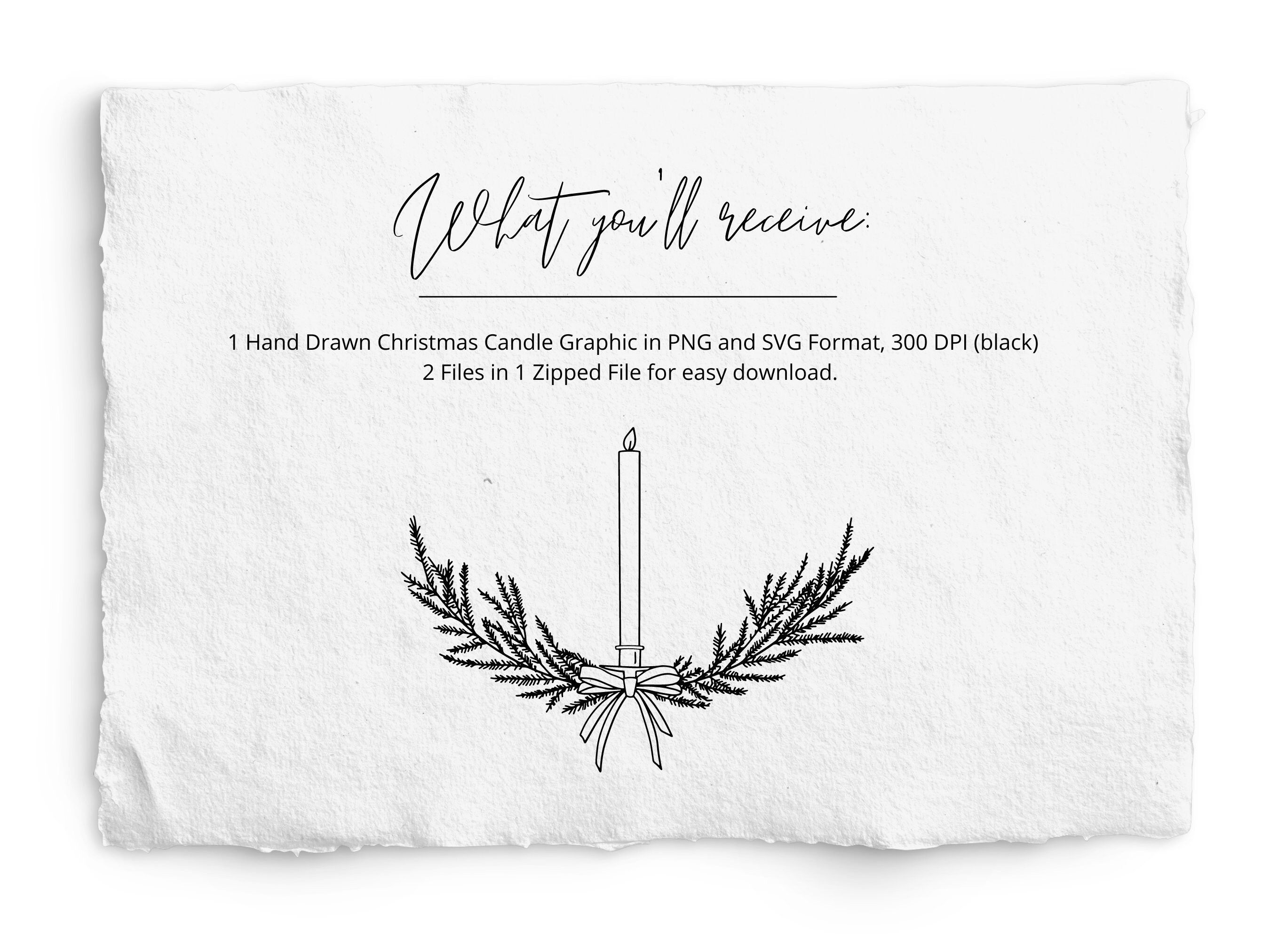 Christmas Candle SVG, Half Wreath PNG, Holiday Half Wreath, Candle ...
