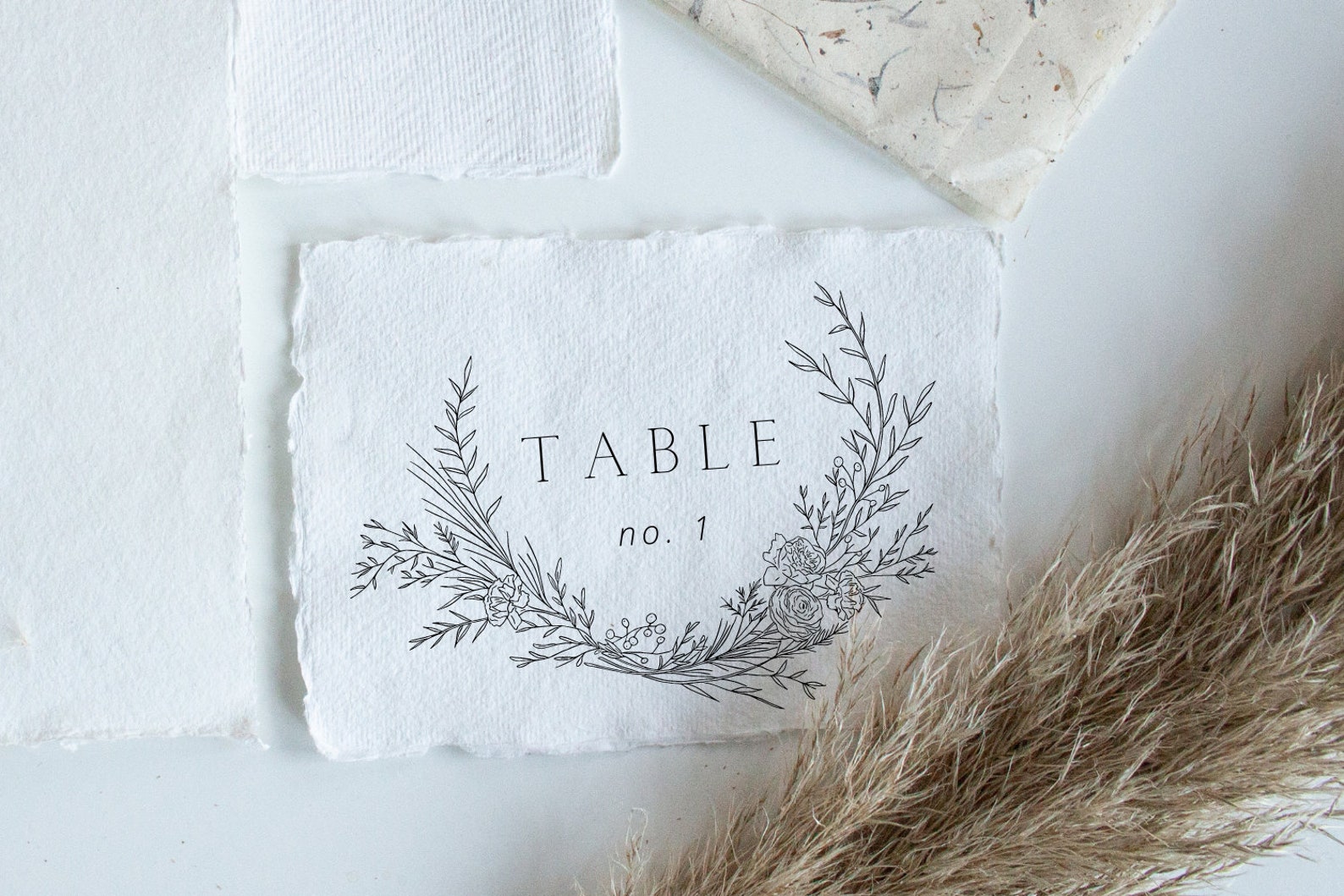 Botanical Wreath SVG Hand Drawn Spring and Summer Floral - Etsy