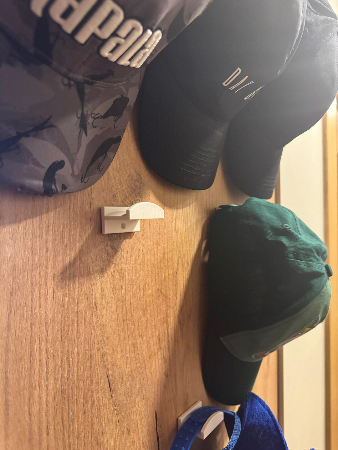 Wall Hat Holder Hooks / Minimalist Hat Rack With Screw and Adhesive ...
