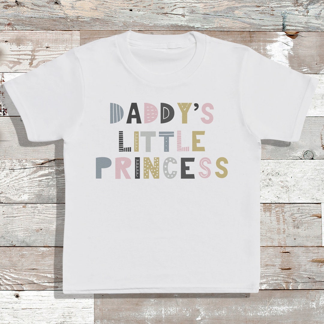 Daddies Little Princess - T-shirt - Babies T-shirt - Kids T-shirt - Etsy