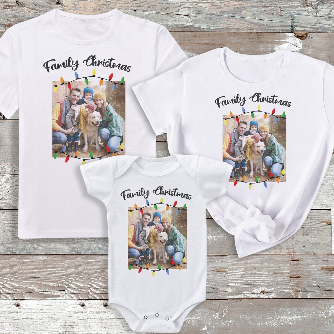 PERSONALISED Family Christmas - Family Matching Tops Gift Set - All ...