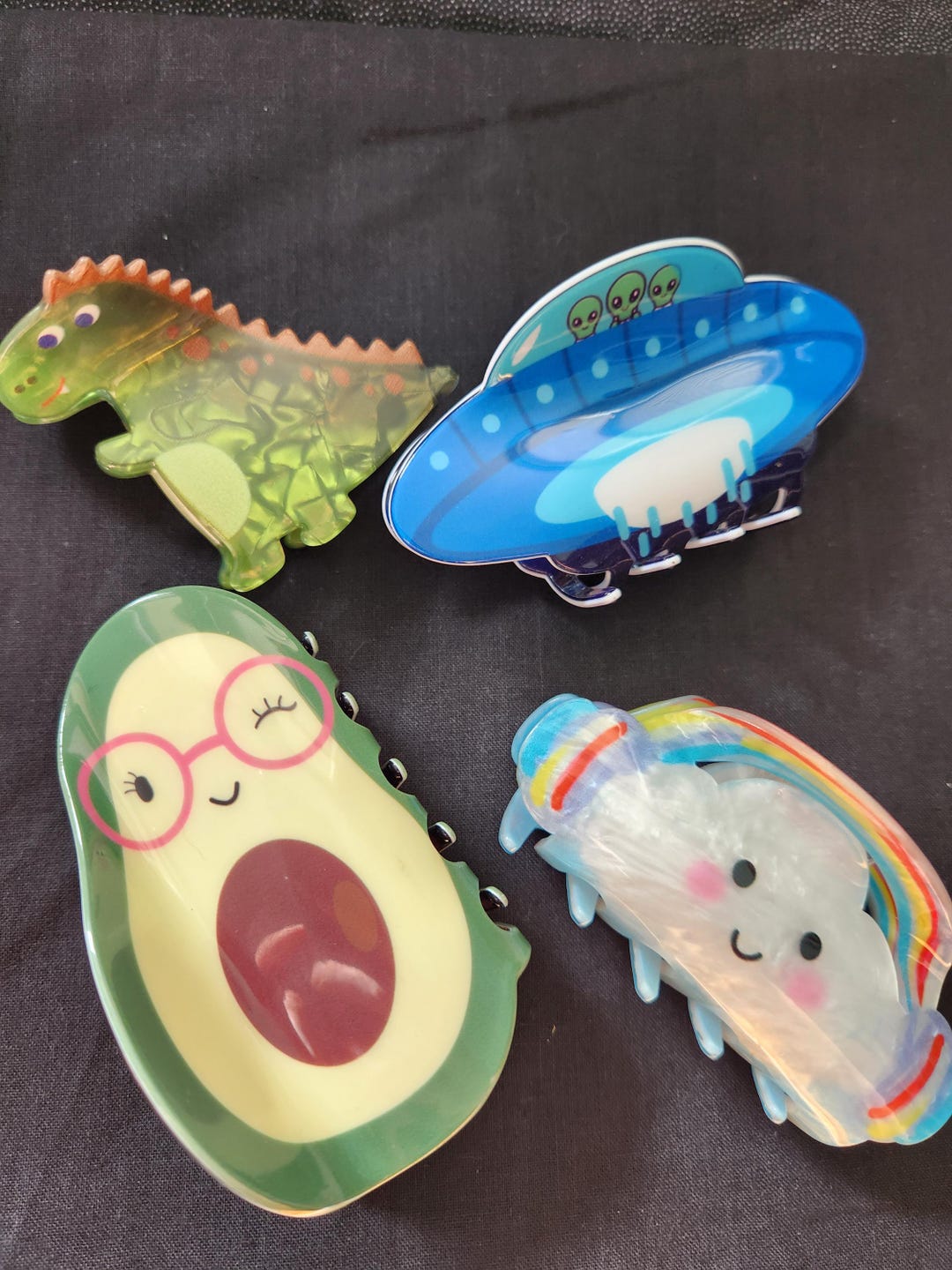 Funky Funny Hair Clips for Teachers Nurses, Chefs and Anyone With Hair ...