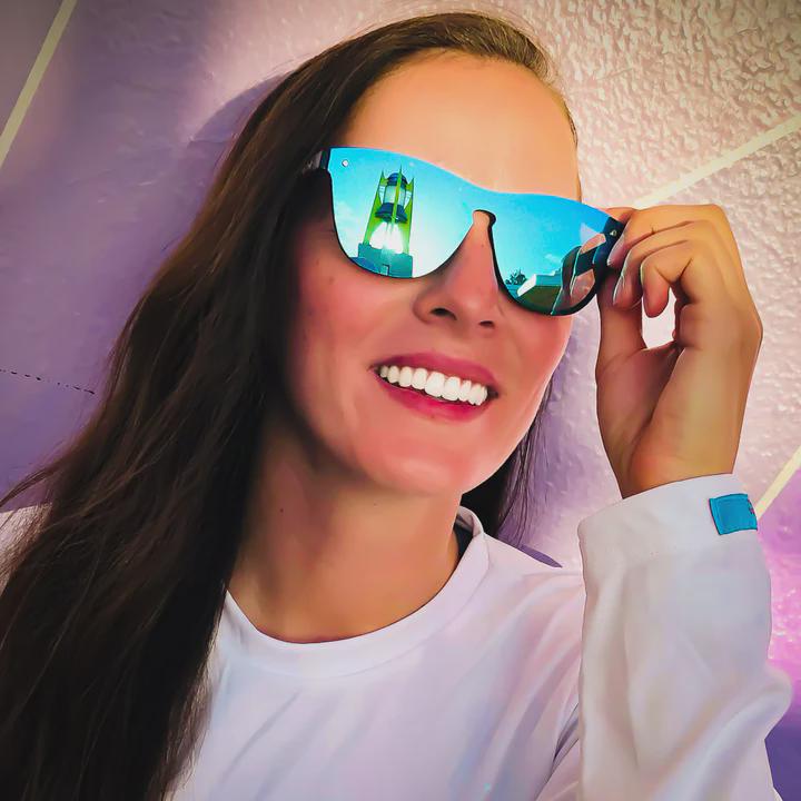 Vivid 90s 2000s Sunglasses Y2K Vaporwave, Retro Futuristic Scifi Rave ...