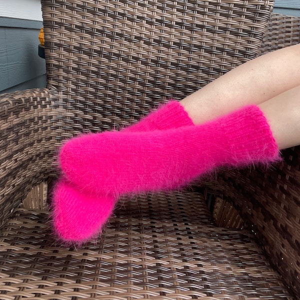 Angora Sock - Etsy