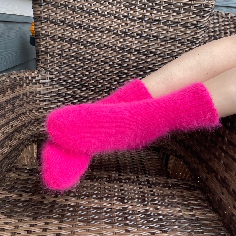 Angora Sock - Etsy