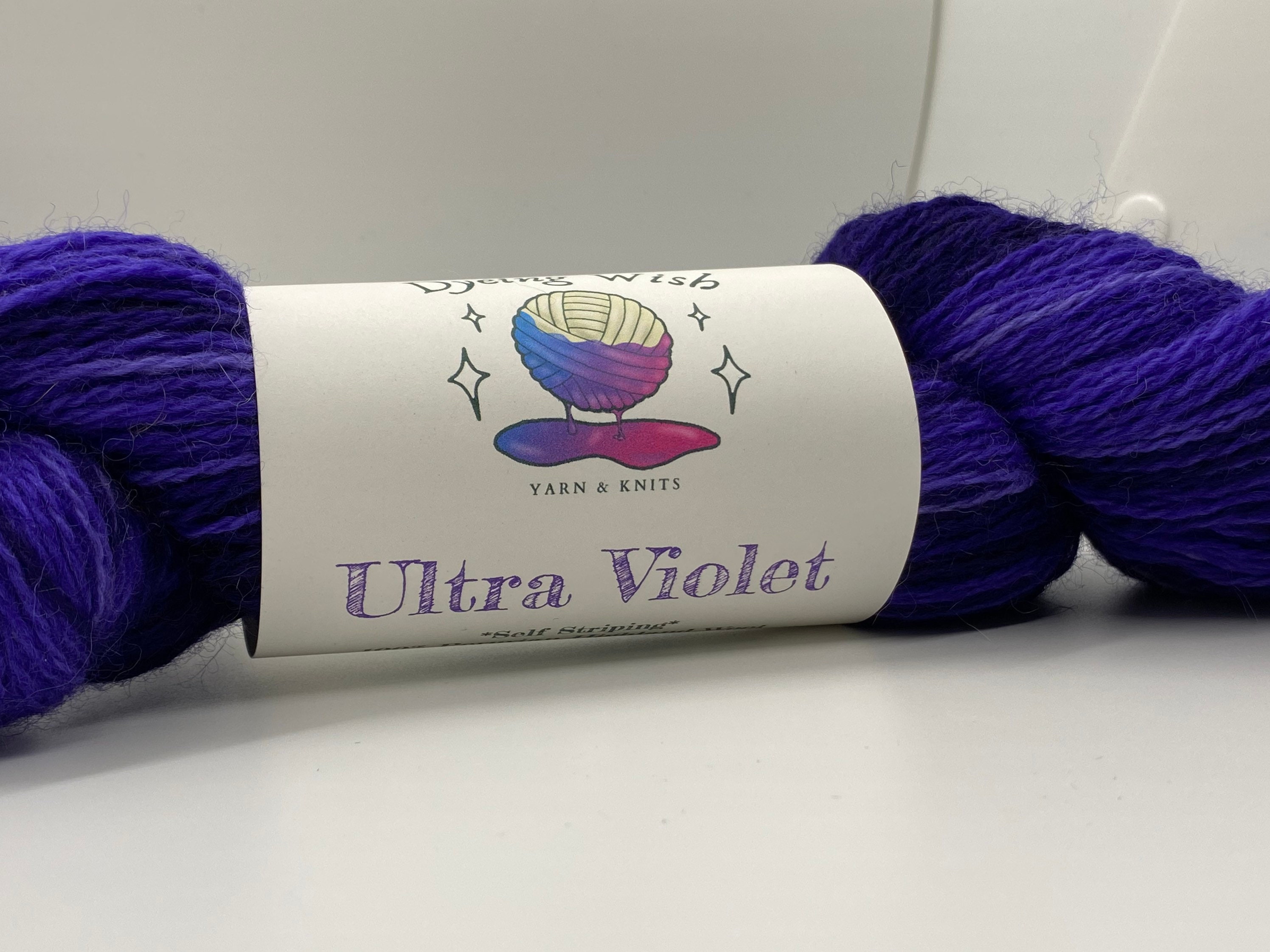 Yarn Craft Supplies & Tools Macrame Wisteria 100% Wool handdyed yarn ...