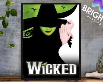 Wicked Poster Print - Etsy