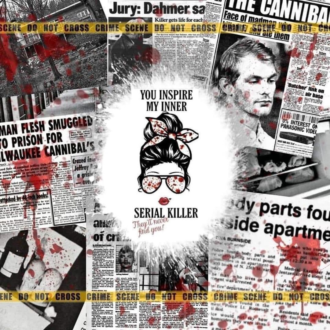 NOT DIGITAL DOWNLOAD Inner Serial Killer Print Ready to Use Ready to ...