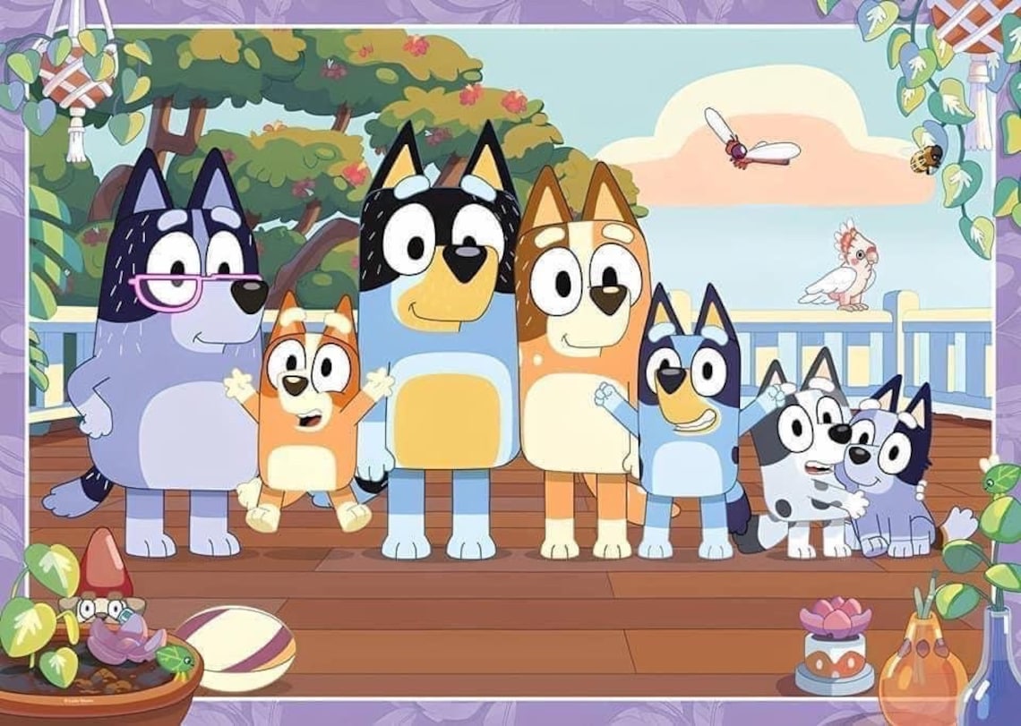 NOT DIGITAL DOWNLOAD Bluey Print Ready to Use Ready to Press Transfer ...