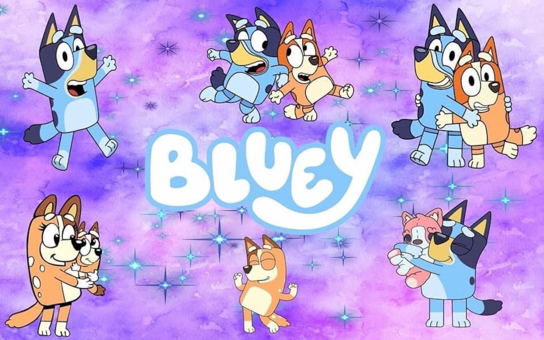 NOT DIGITAL DOWNLOAD Bluey Print Ready to Use Ready to Press Transfer ...
