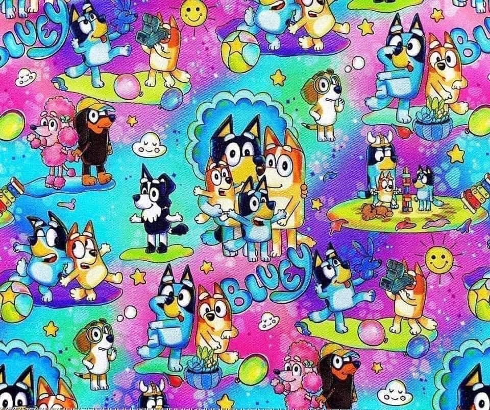 NOT DIGITAL DOWNLOAD Bluey Print Ready to Use Ready to Press Transfer ...