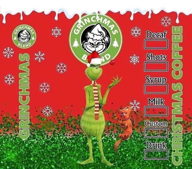 NOT DIGITAL DOWNLOAD Christmas Grinch Print Ready to Use Ready to Press ...