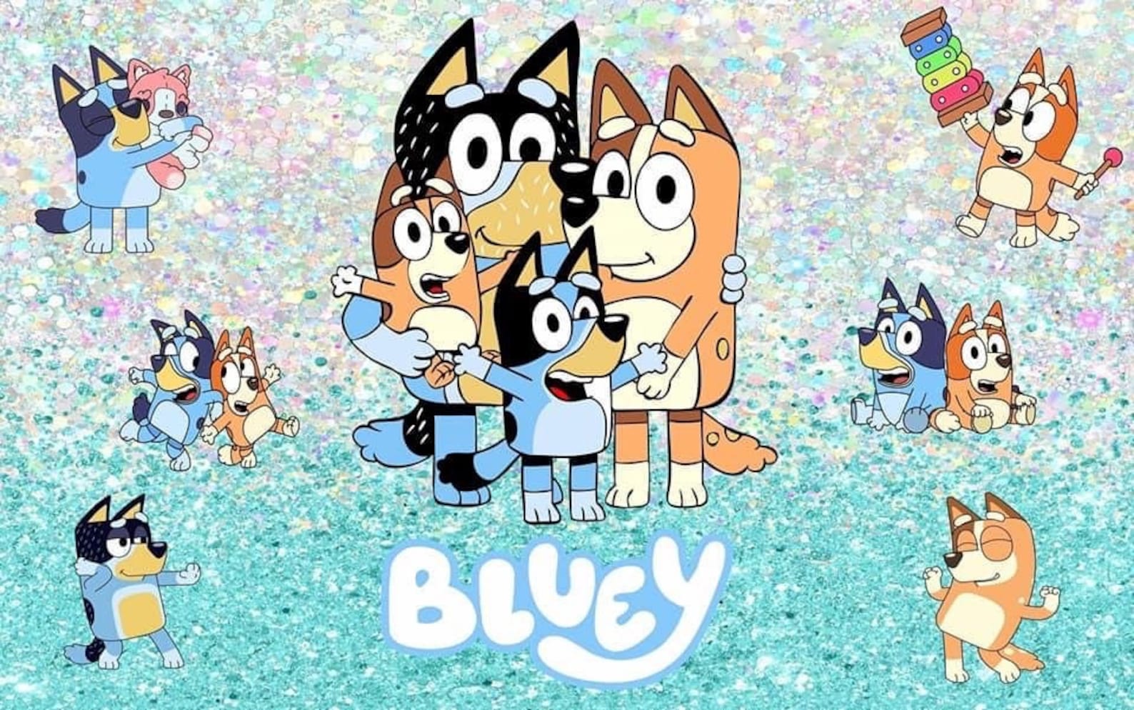 NOT DIGITAL DOWNLOAD Bluey Print Ready to Use Ready to Press Transfer ...