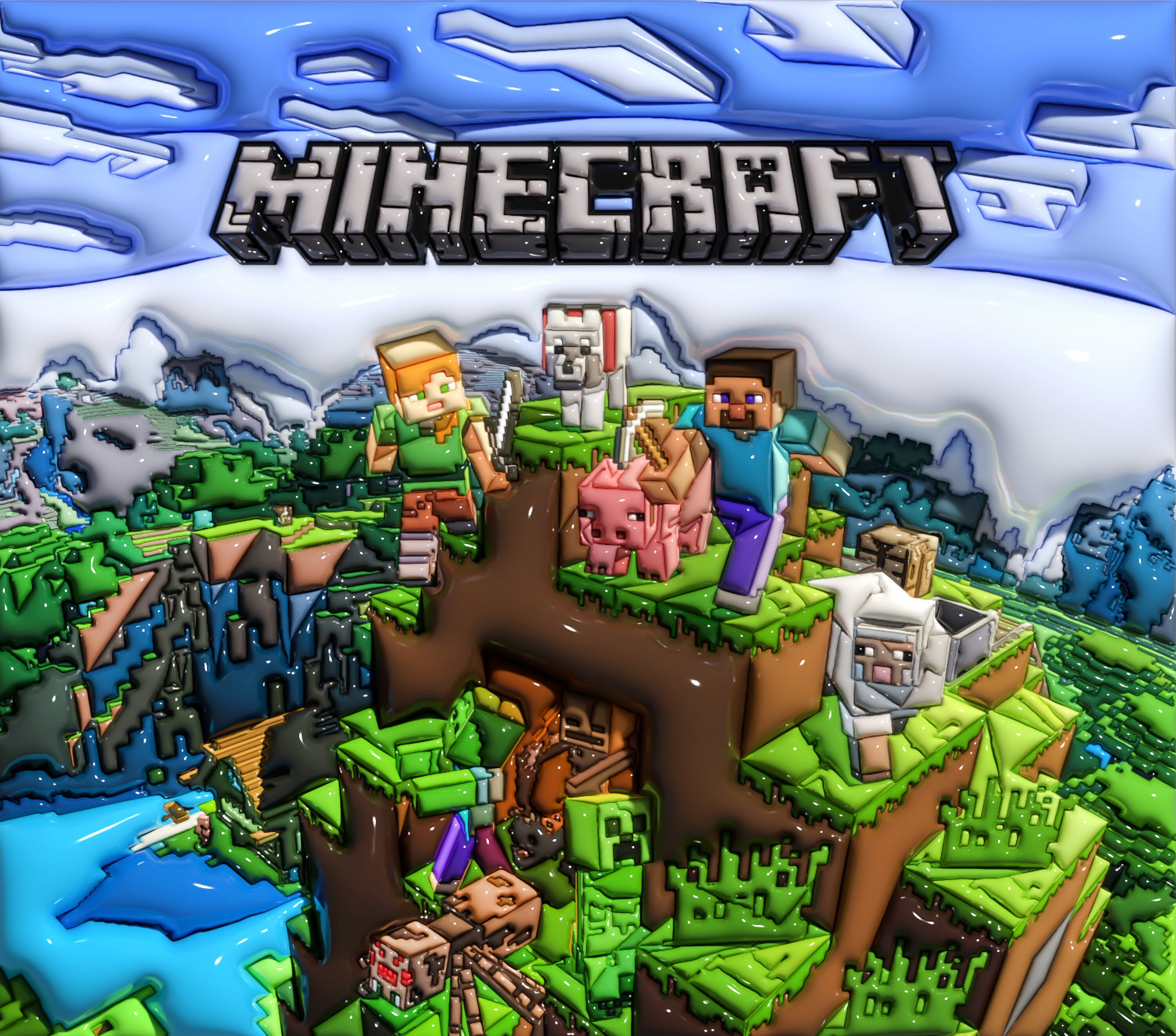 NOT DIGITAL DOWNLOAD Minecraft Print Ready to Use Ready to Press ...
