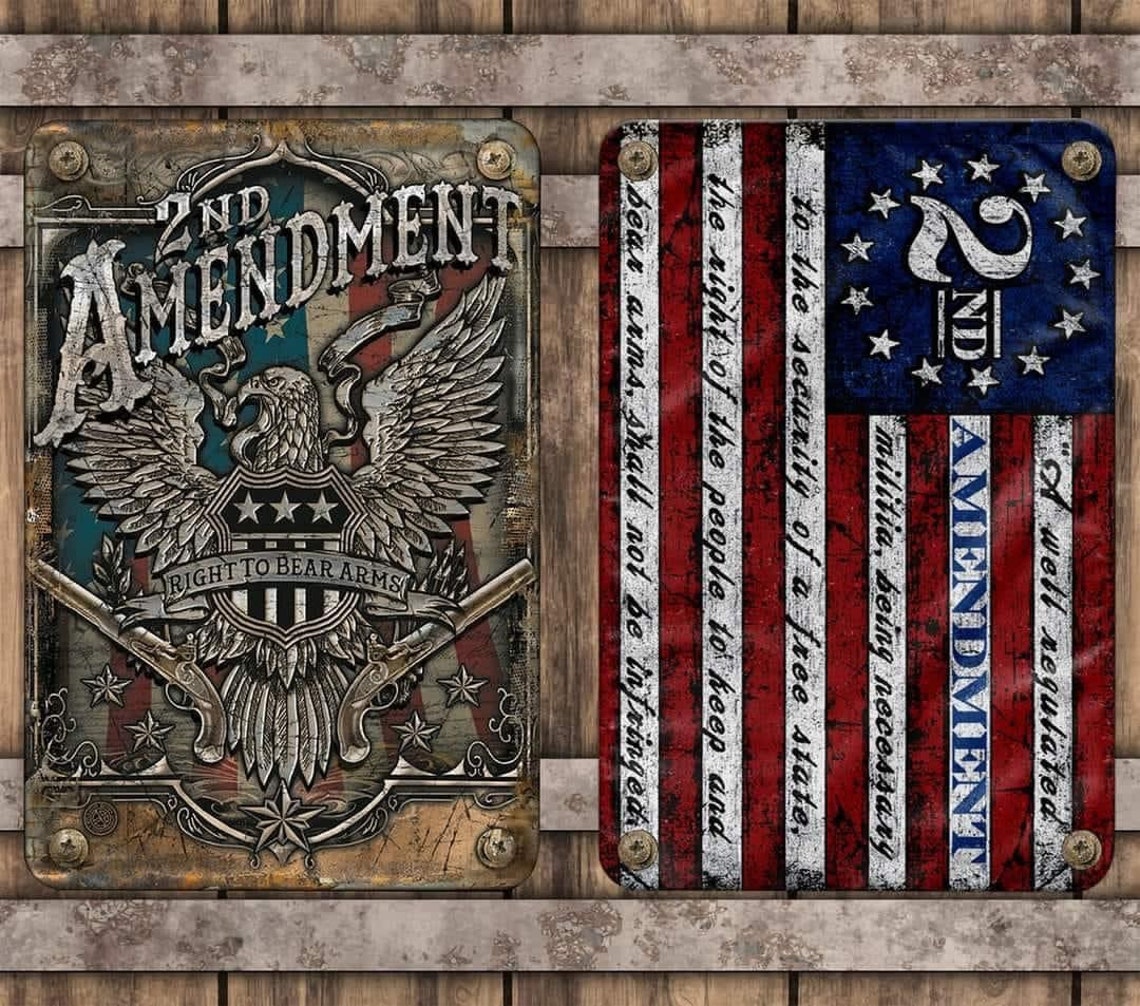NOT DIGITAL DOWNLOAD 2nd Amendment Print Ready to Use Ready to Press ...
