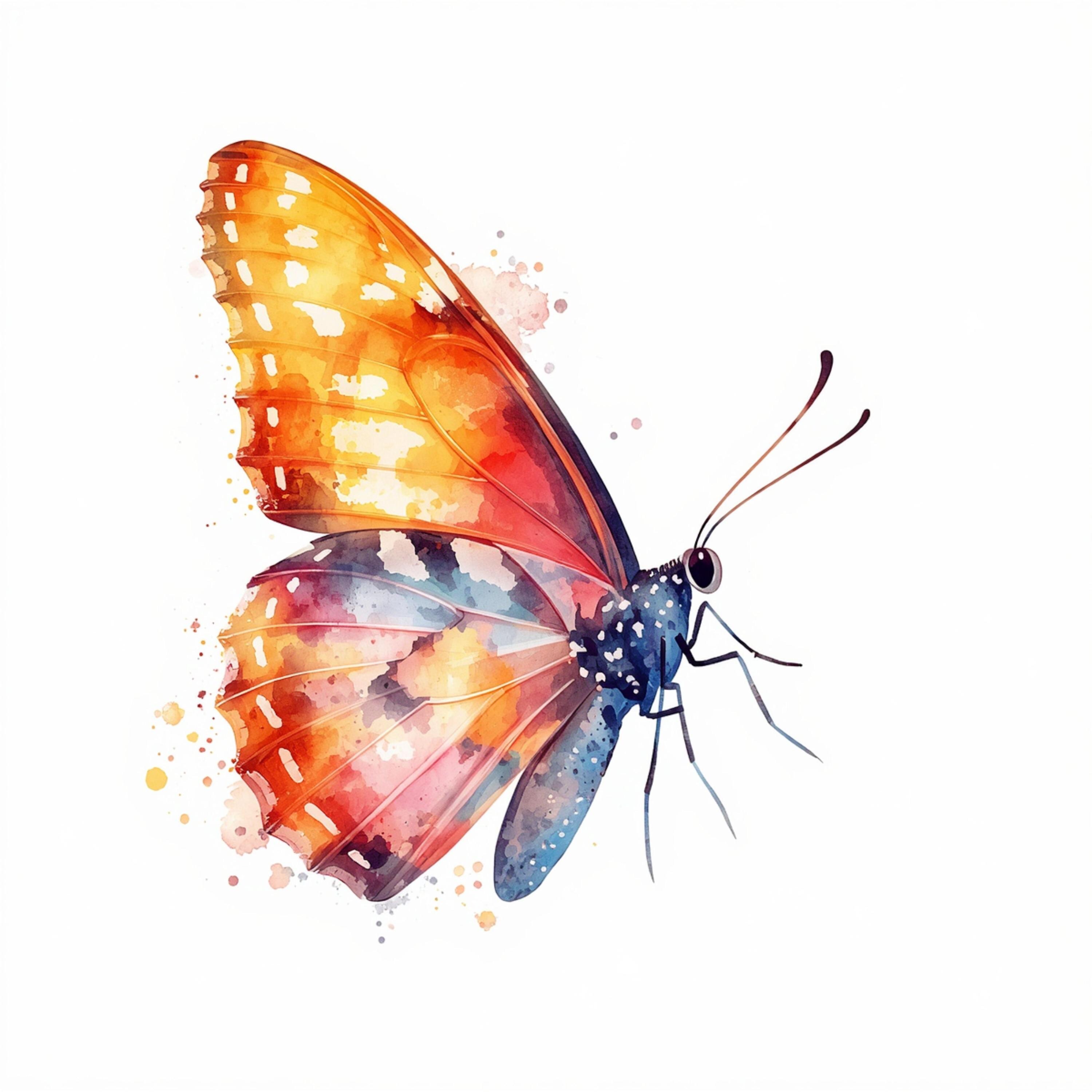 12 Butterfly Clip Art Downloads, Digital, Jpg - Etsy