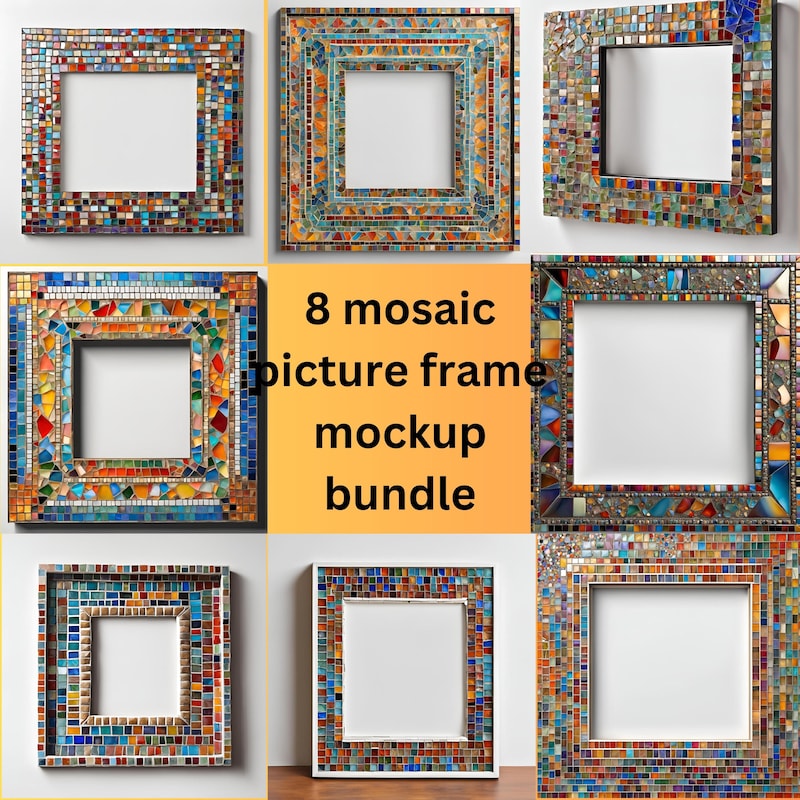 Mosaic Picture Frame - Etsy
