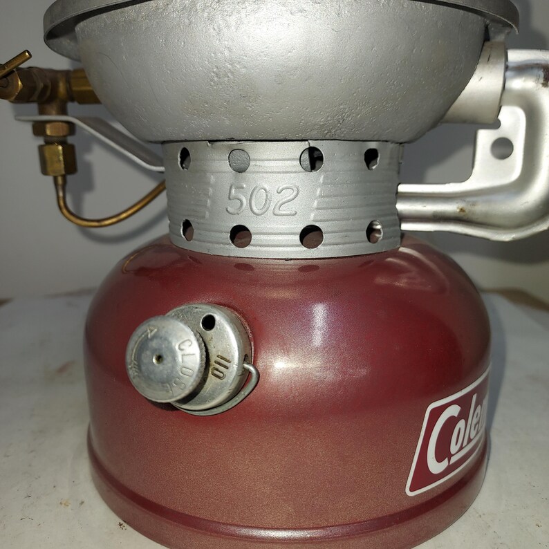 Vintage Coleman 502 Camp Stove, Custom Powdercoated Mauve. - Etsy