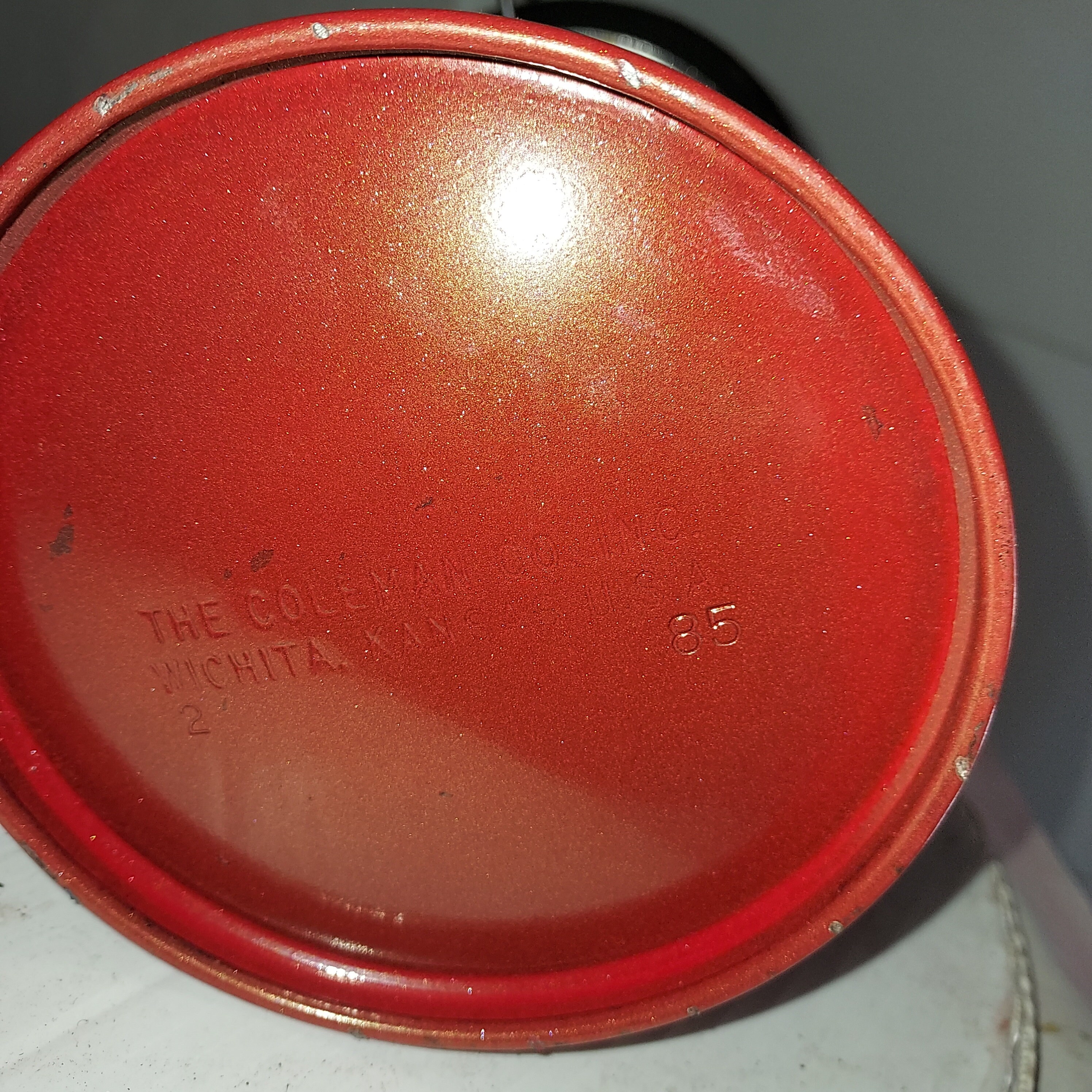 Custom Coleman 288 Lantern, Red, Working Great. - Etsy