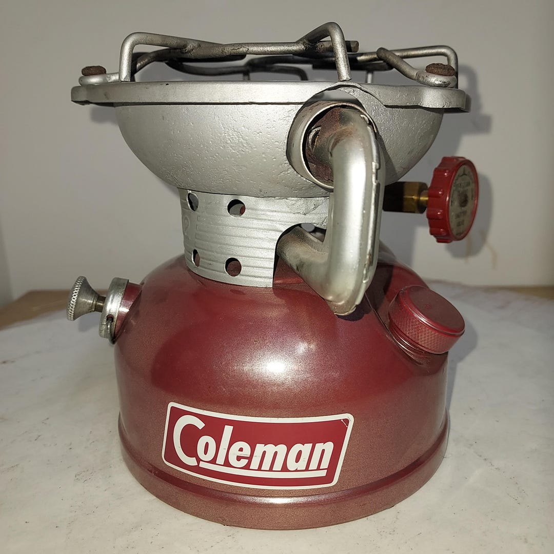 Vintage Coleman 502 Camp Stove, Custom Powdercoated Mauve. - Etsy