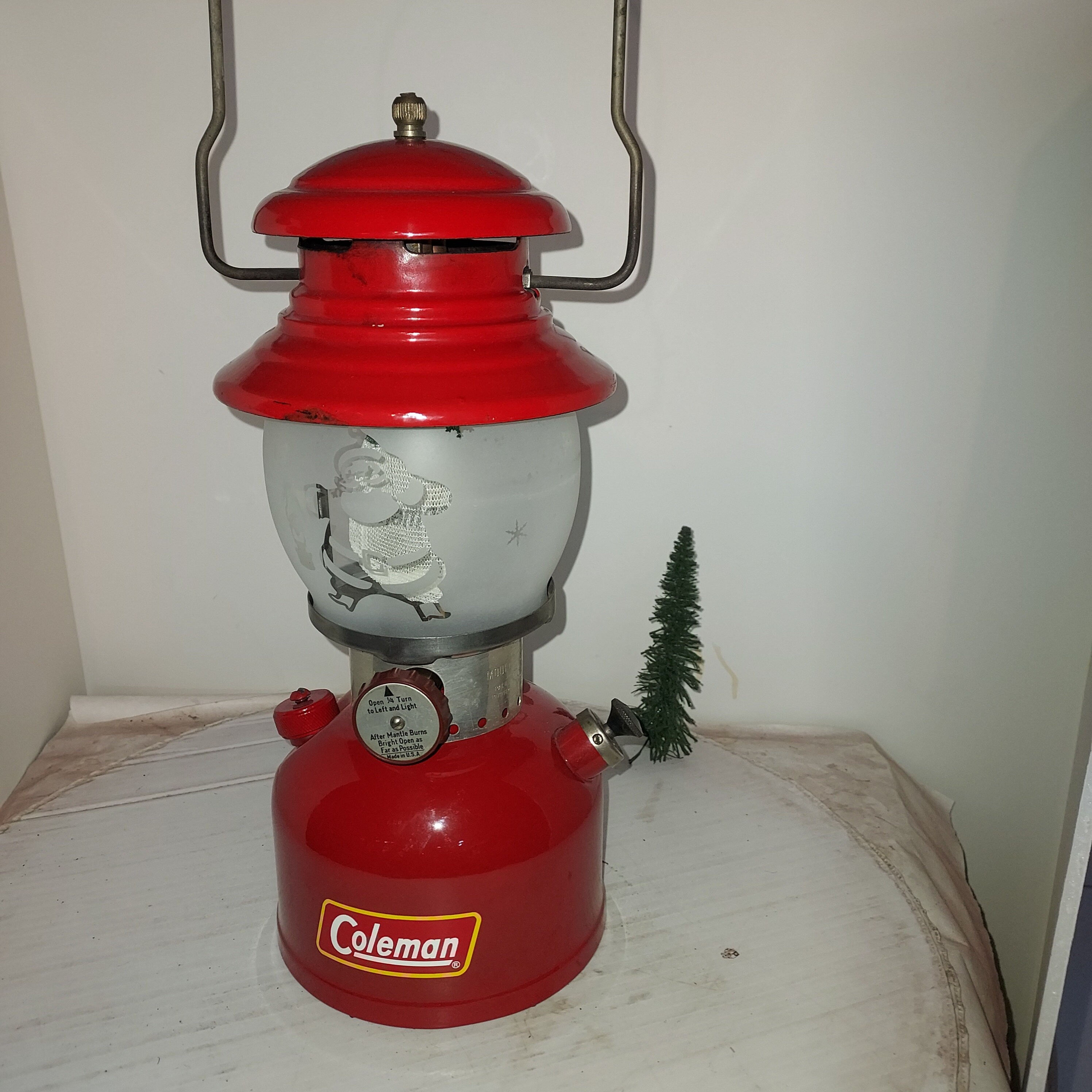 Vintage 7-1957 Coleman Lantern, Restored, and Working. Model 200a, With ...