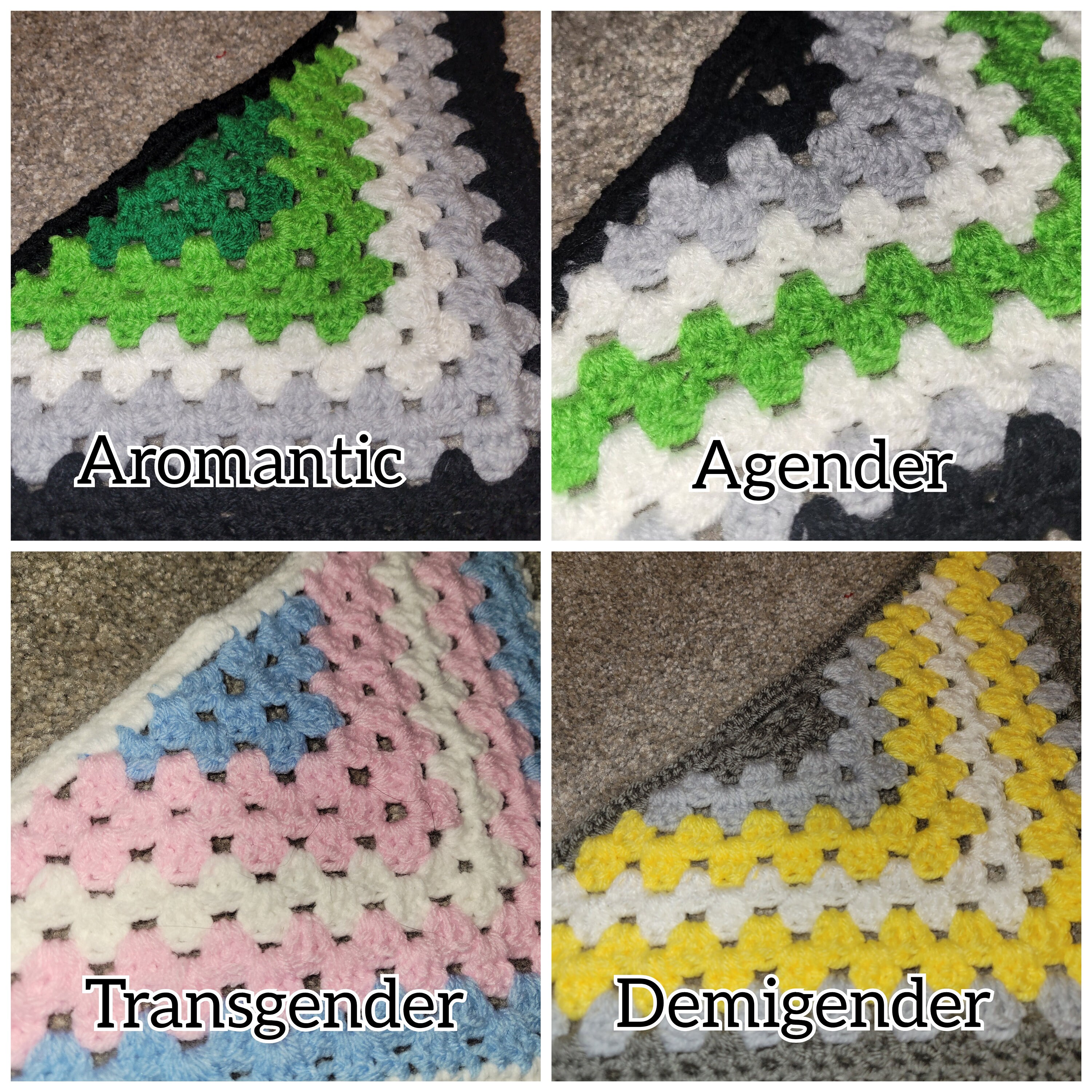 Crochet Pride Flag Bandana - Etsy