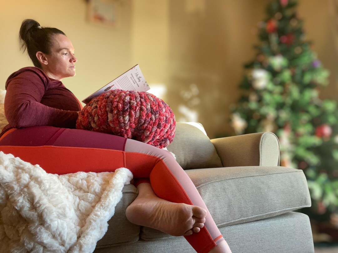 Oversized Pouf, Large Pillow Pouf, Pouf Pillow, Book Pillow, Reader ...