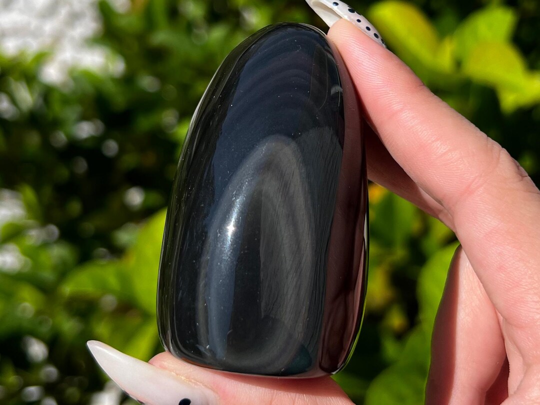 Rainbow Obsidian Freeform|polished Rainbow Obsidian Stone|witchy Decor|obsidian Polished ...
