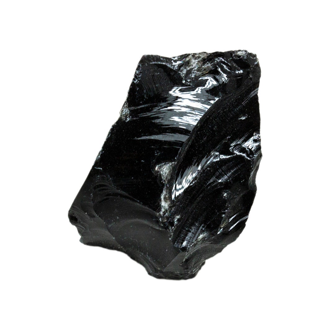 Black Obsidian Chunk-1.5"|black Obsidian Rough|volcanic Glass ...