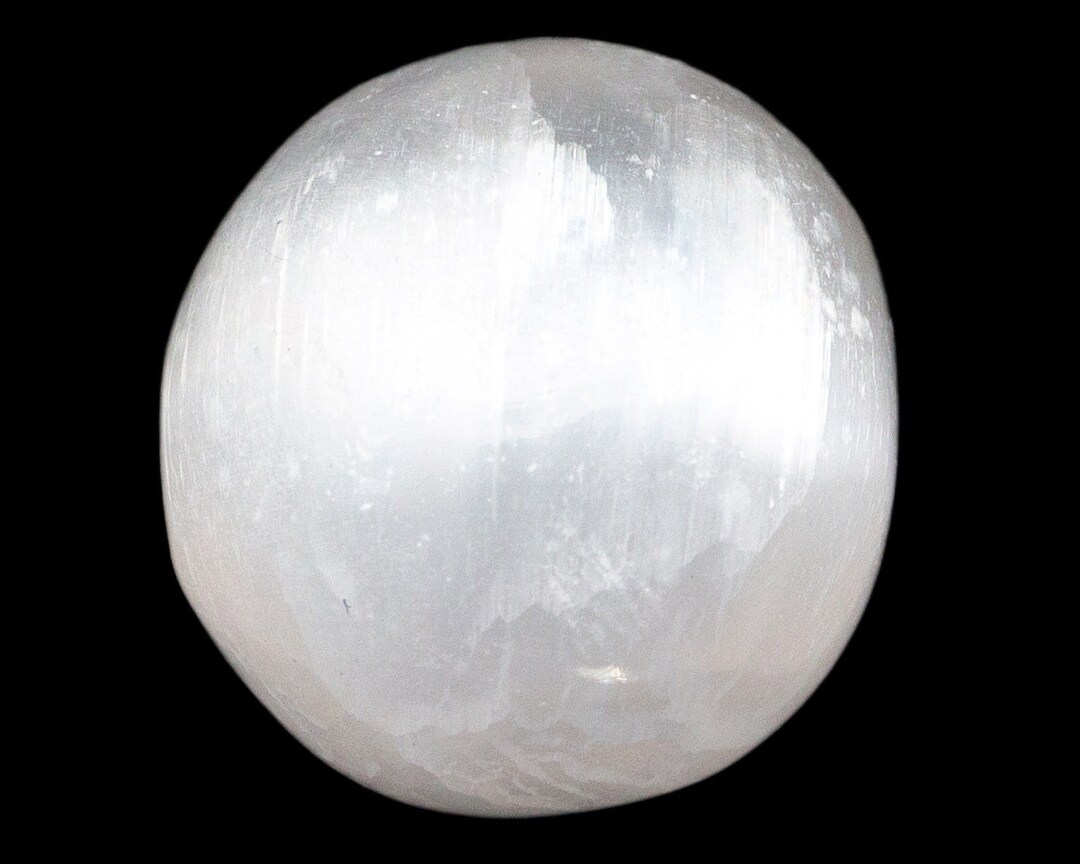 Selenite “satin Spar” Tumbled Stone (20-30mm)|selenite Gemstone ...